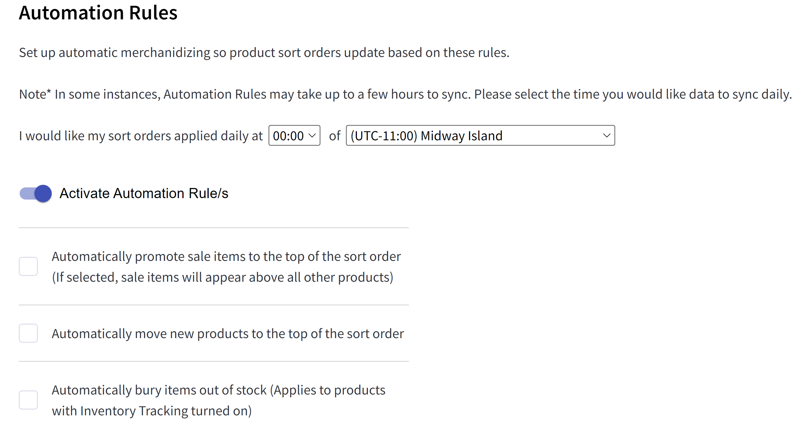 Using the Product Merchandiser App